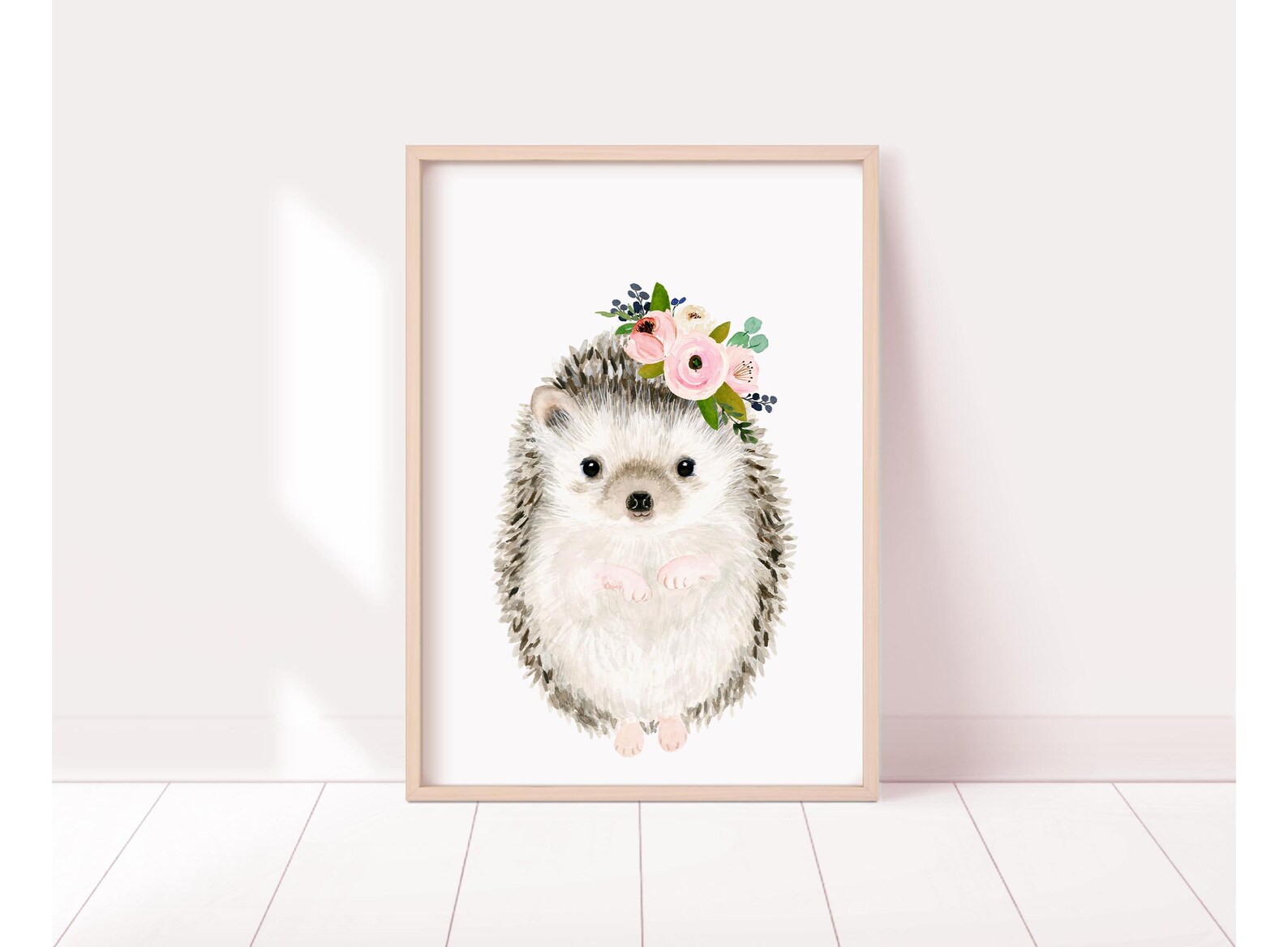 Hedgehog Nursery Decor Hedgehog Print Nursery Animals - Etsy