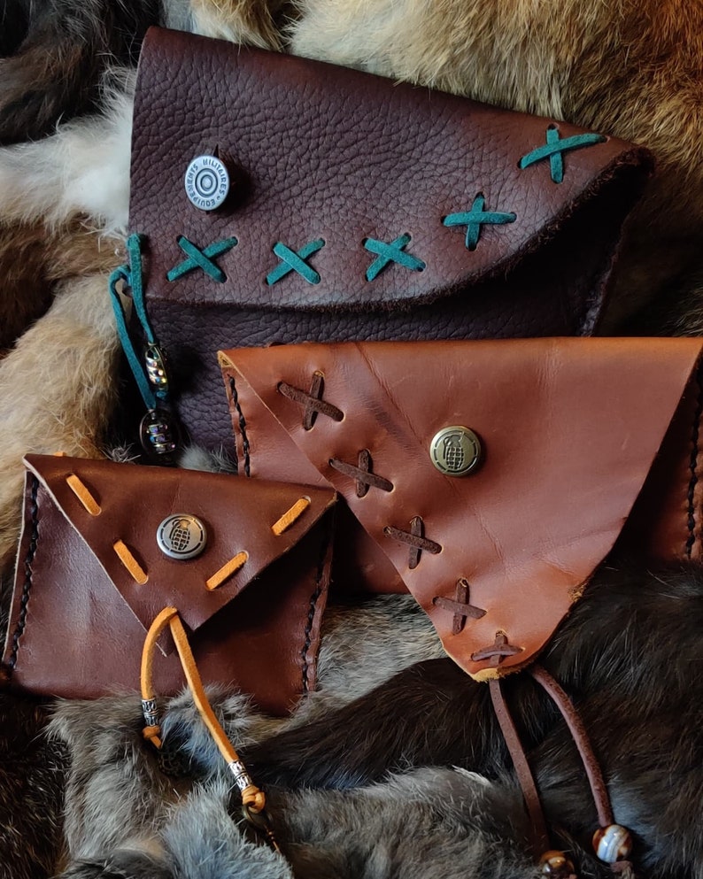 Leather Coin Purse for Belts - Etsy