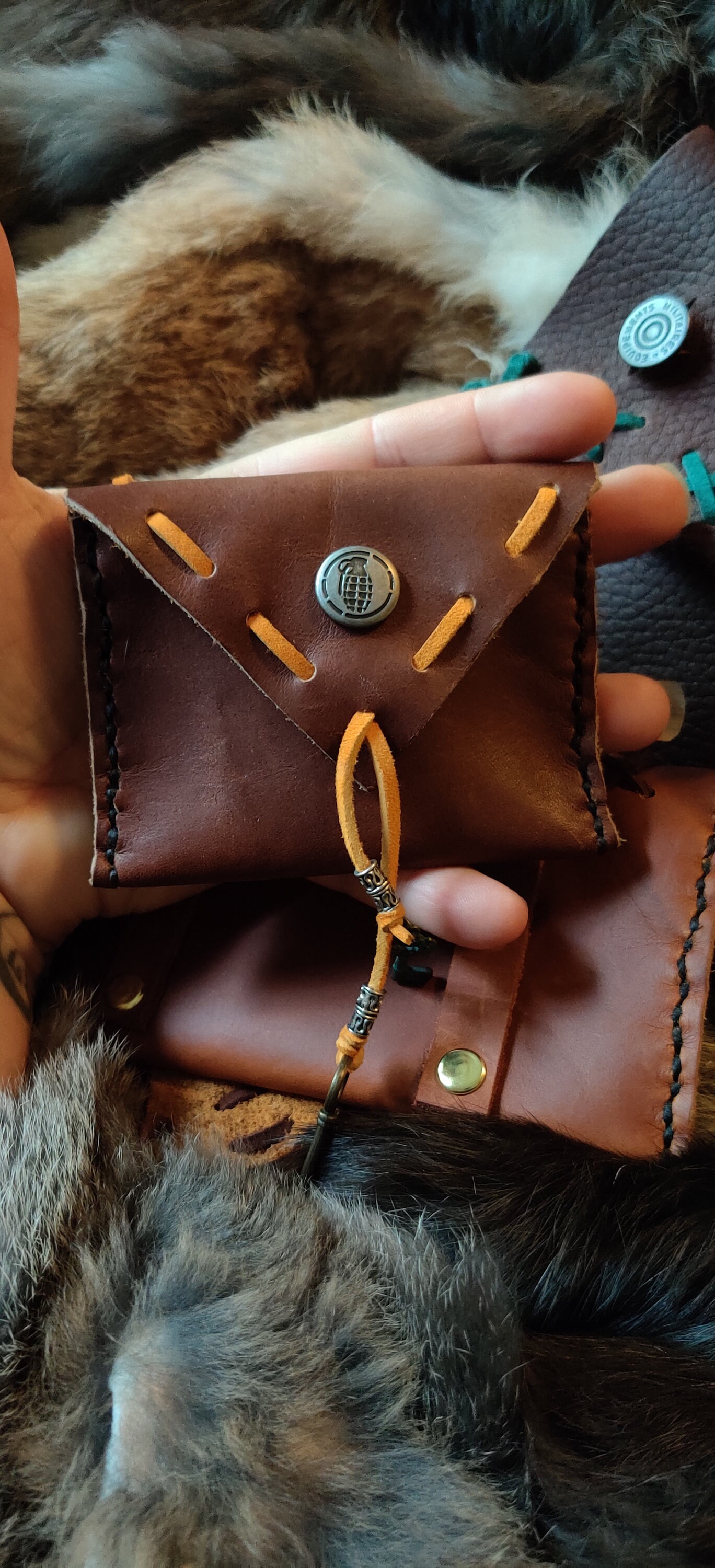 Leather Coin Purse for Belts - Etsy