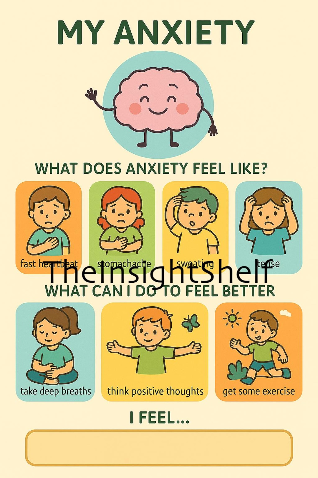 Understanding Anxiety for Kids - Etsy