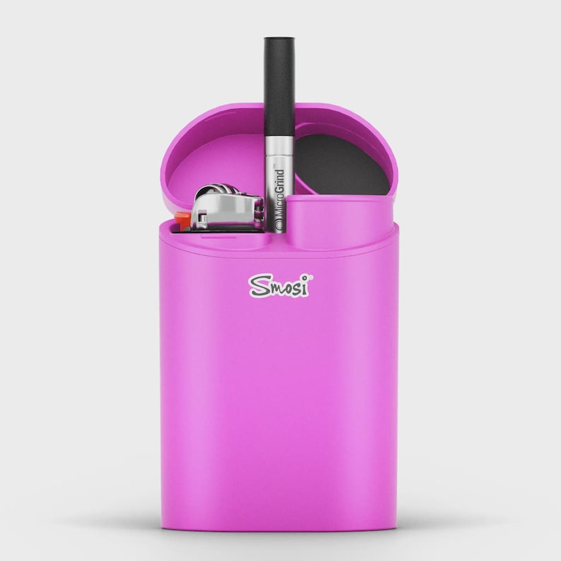 Smosi® Dragon One Hitter and Dugout - Stash Box - Storage Box - Holds a ...