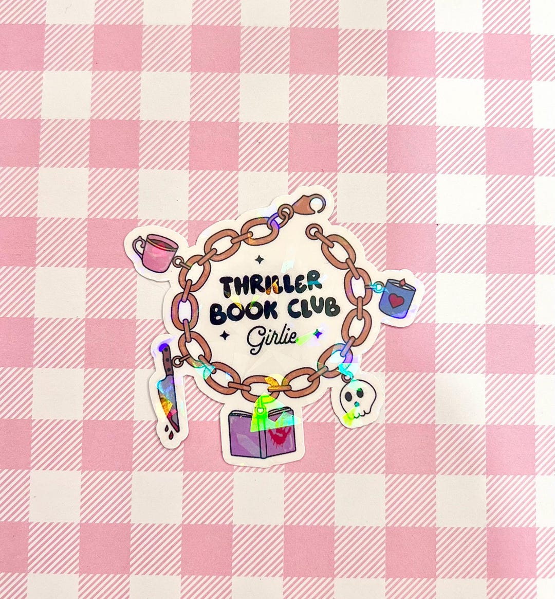 Thriller Book Club Sticker - Etsy