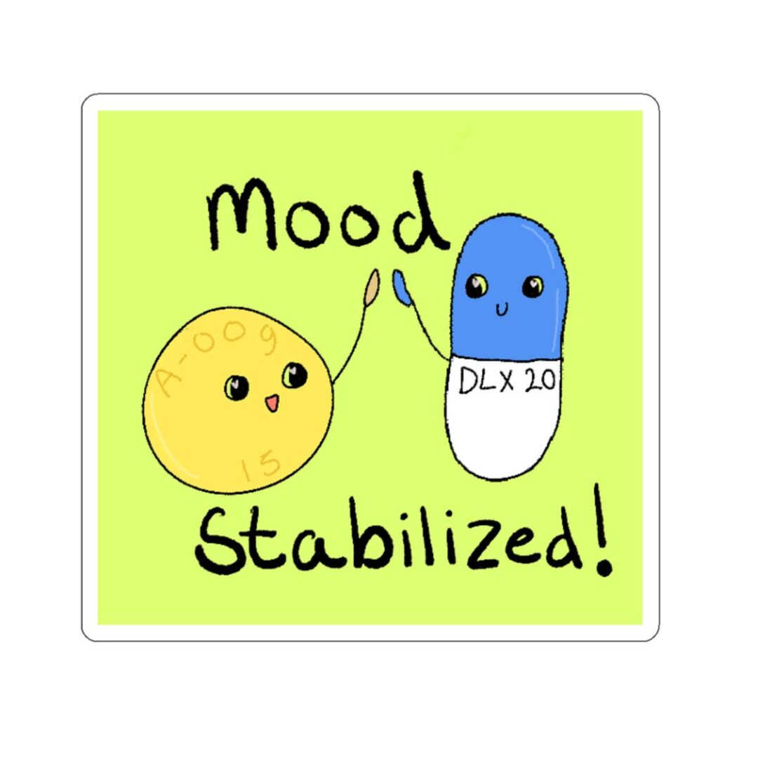 PILL PALS Die-cut Stickers for Laptops, Water Bottles, Journals, Gifts ...