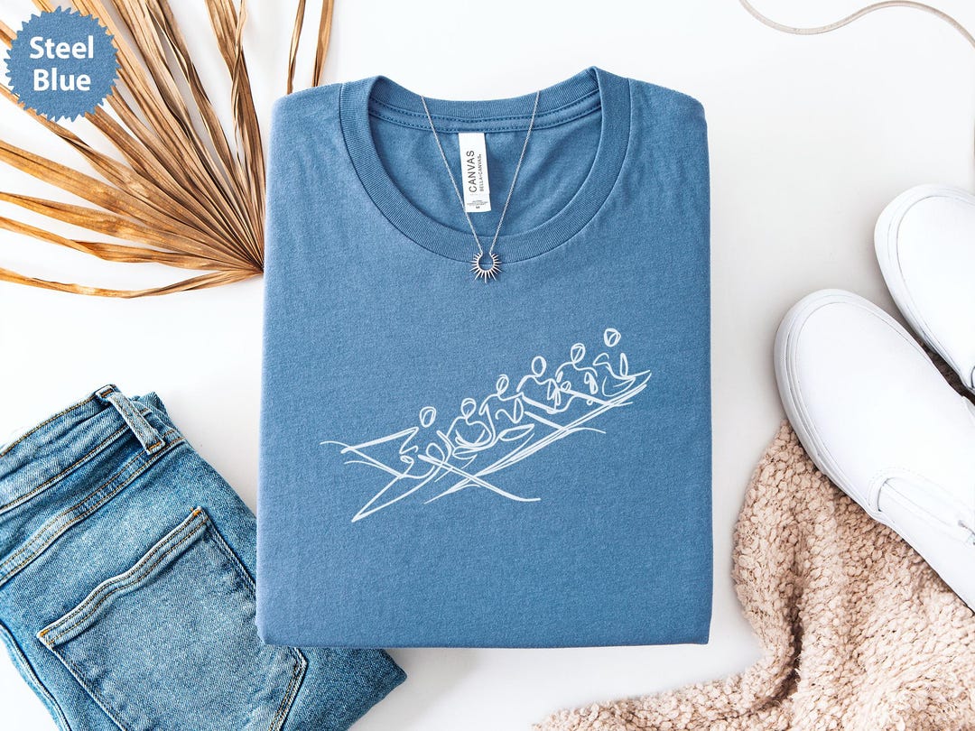 Rowing Team T Shirt, Crew Sport Graphic Tee, Athlete Gift Idea, Rowing ...