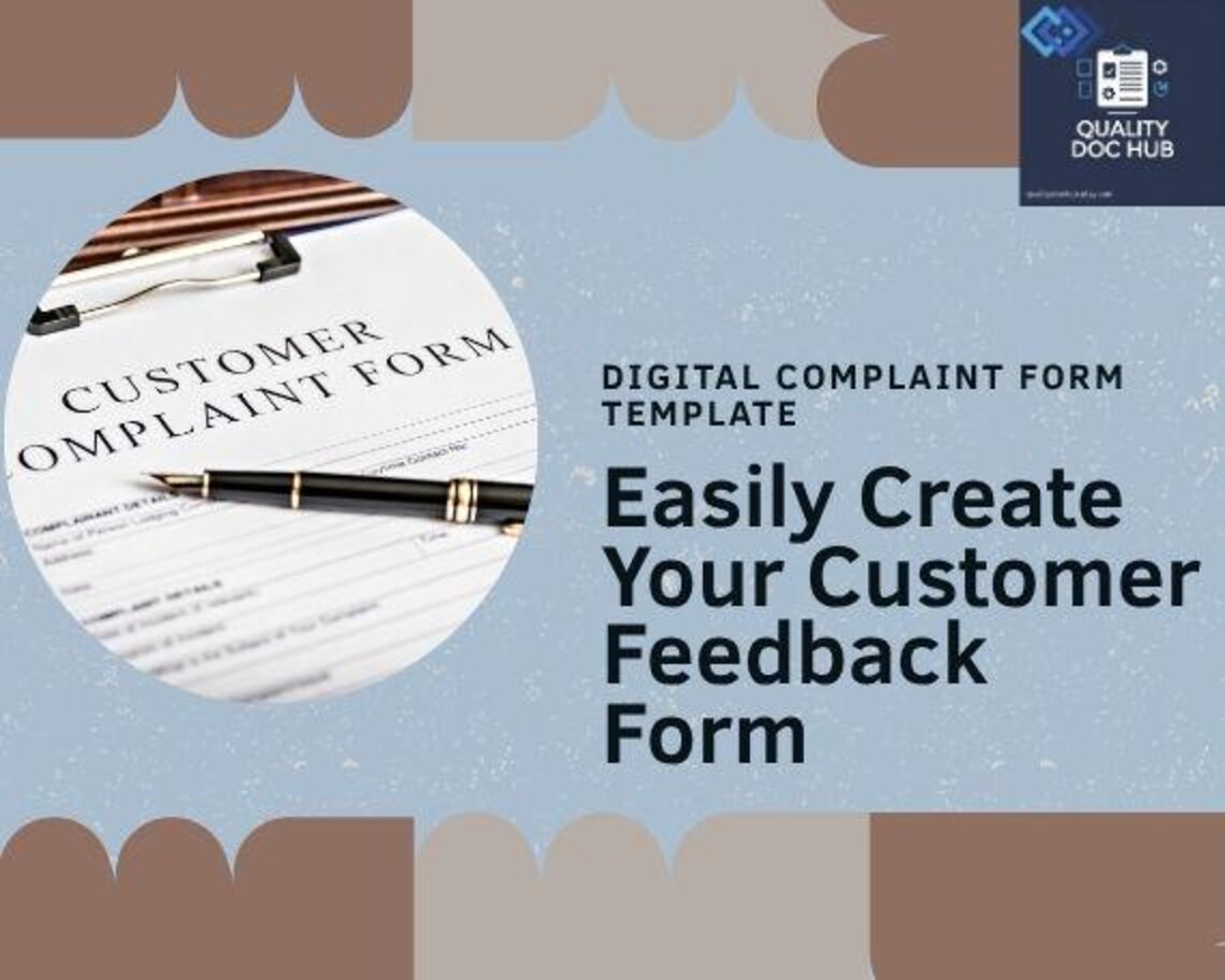 Complaint Form Template | Editable PDF | Customer Complaint Log - Etsy