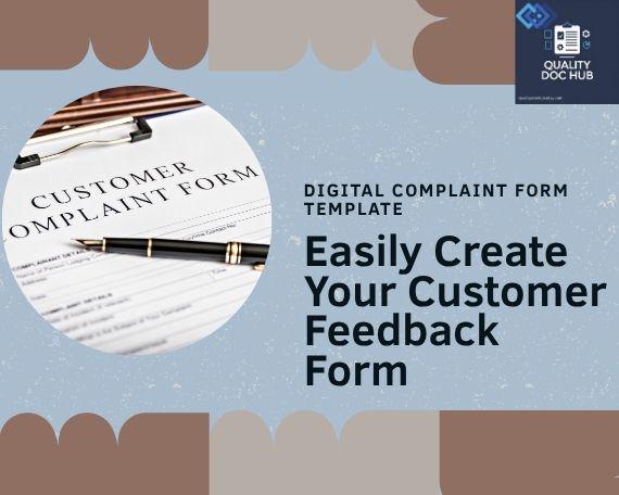 Complaint Form Template | Editable PDF | Customer Complaint Log - Etsy