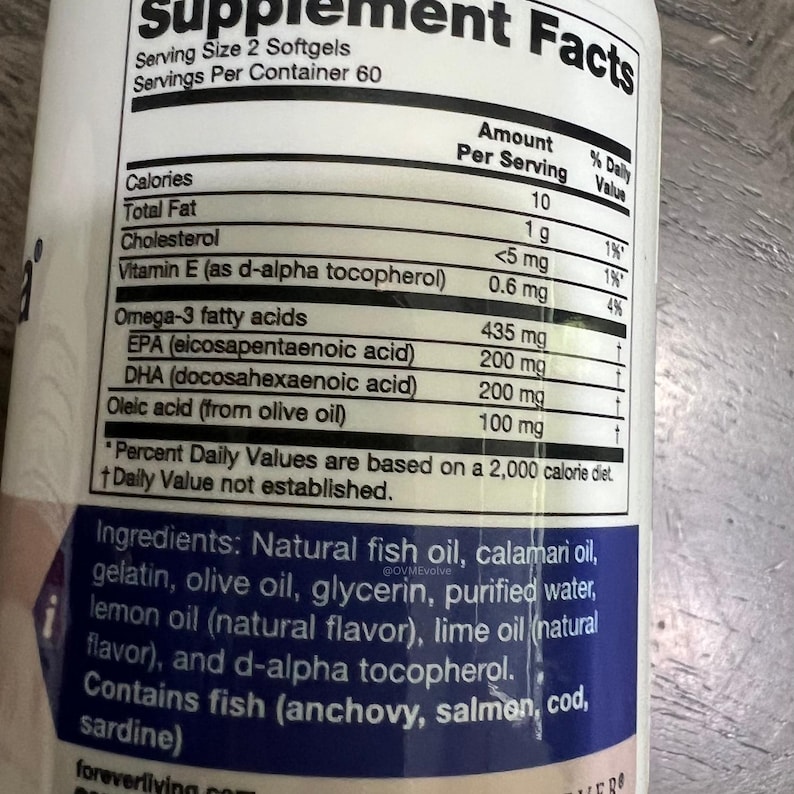 Forever Arctic Sea, Fish Oil, Omega 3 Supplement - Etsy
