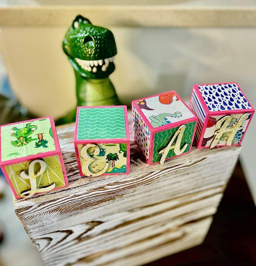 Personalized Name Blocks - Etsy
