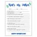 All About My Dad – Printable Father’s Day Quiz (PDF) – Instant Download ...
