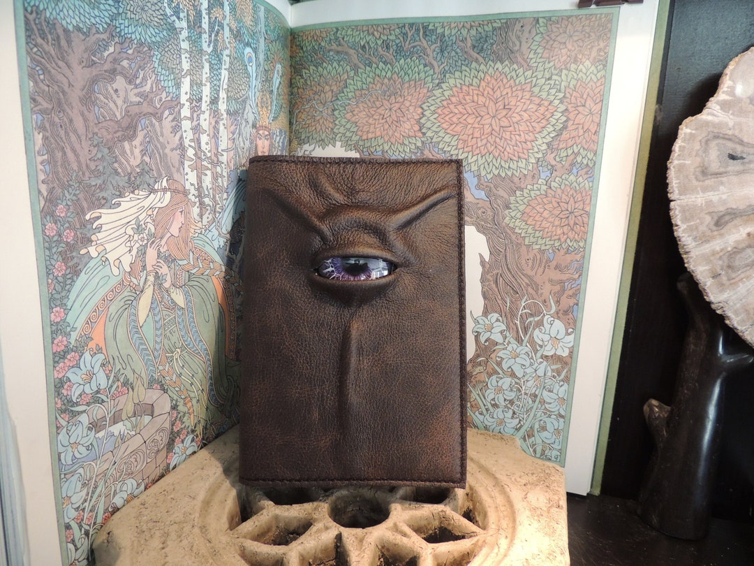 Mythical Beast Book-refillable Journal Cover 4x6brown Leather - Etsy