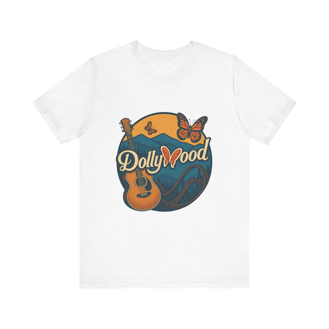 Smoky Mountains Dollywood Retro Tee Shirt Bella and Canvas 3001 - Etsy