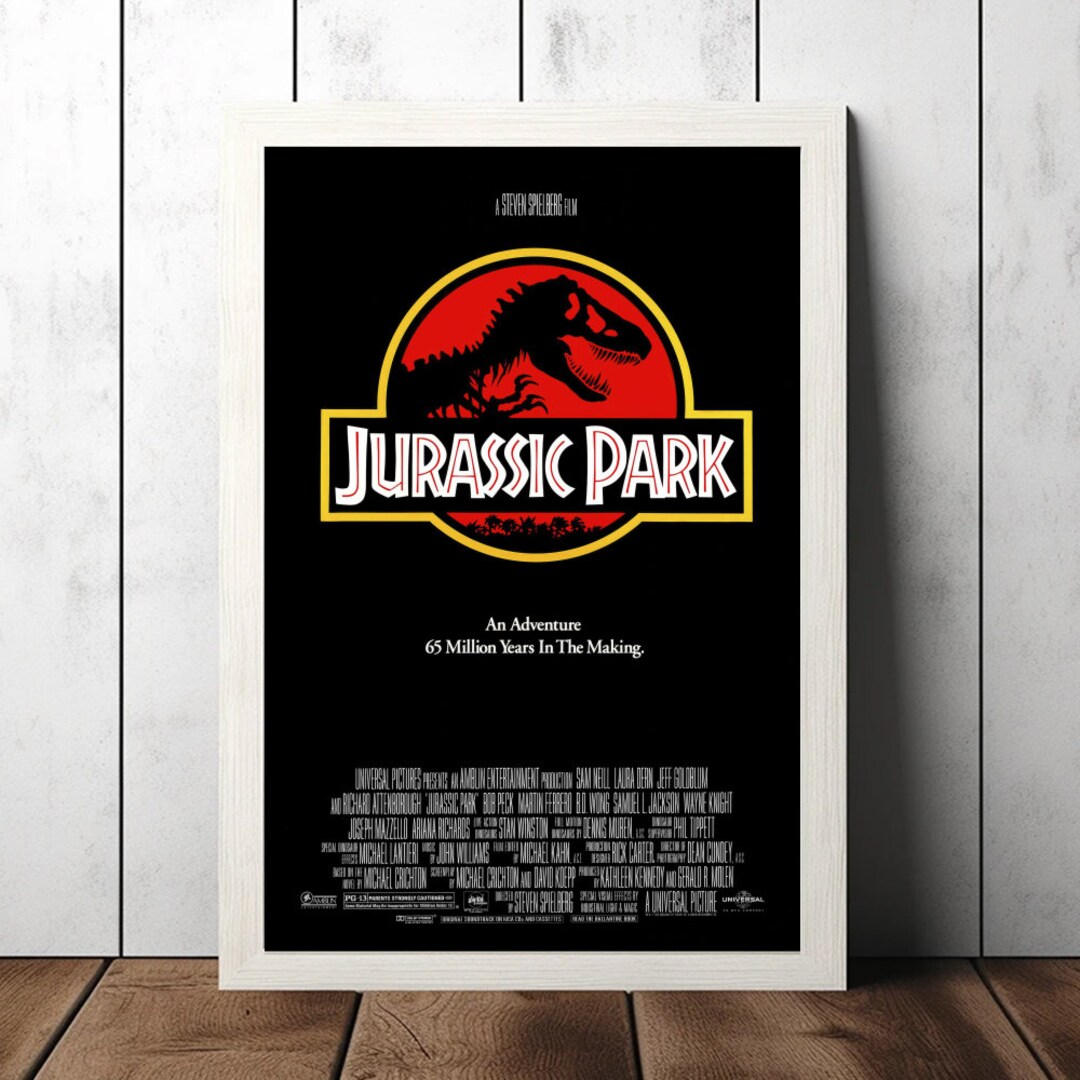 Jurassic Park Movie Poster Digital Poster Download, 300dpi Jpeg, A3 and ...