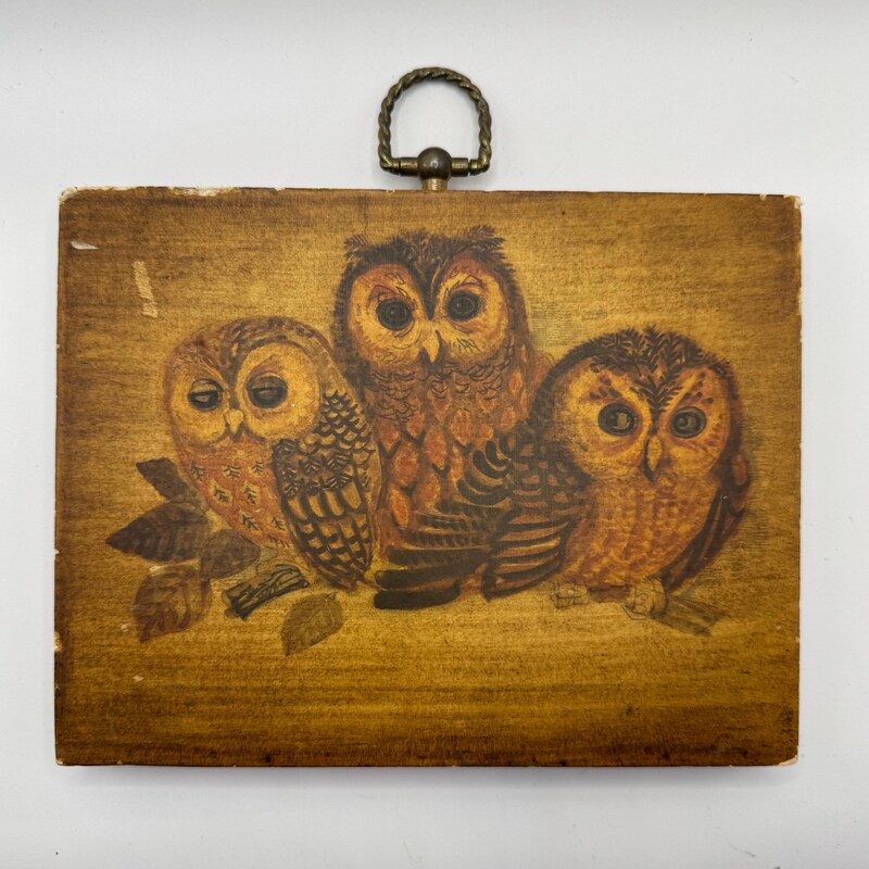 Owl Wall Plaque - Etsy