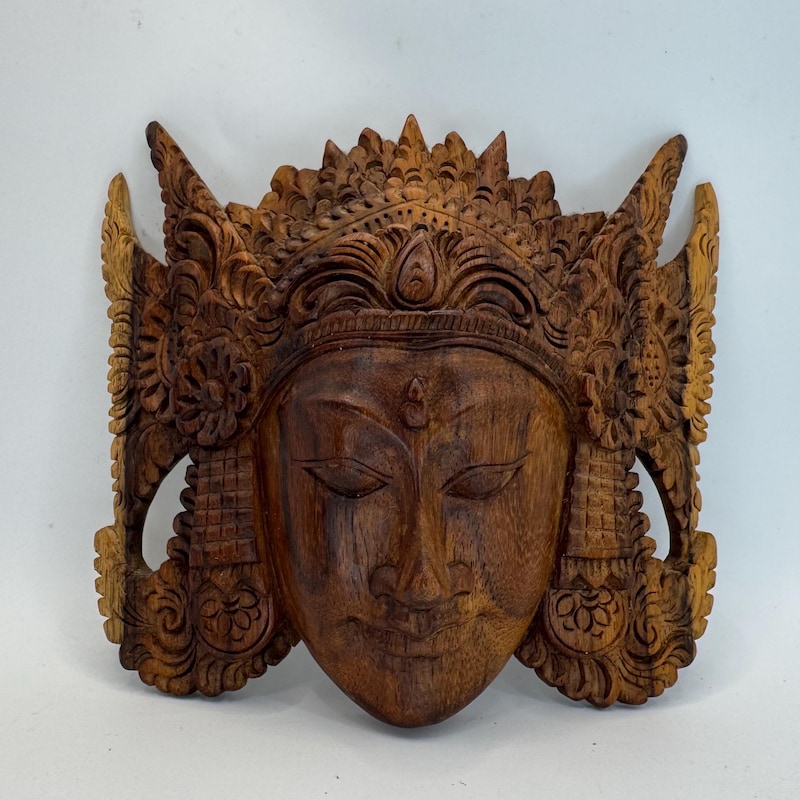 Vintage Balinese Mask - Etsy