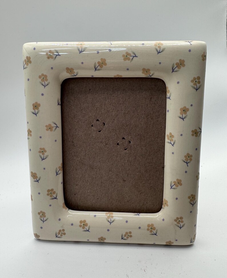 Vintage Dainty Floral Picture Frame - Etsy