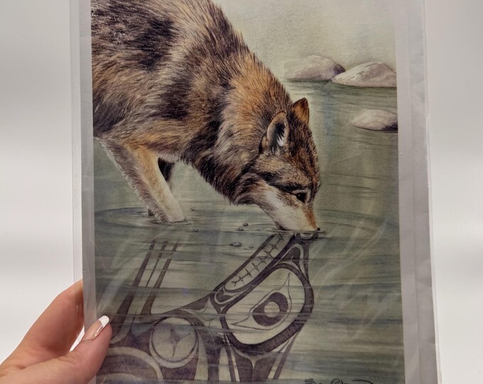 Sue Coleman Northwest Coast Indian “wolf” Print - Etsy