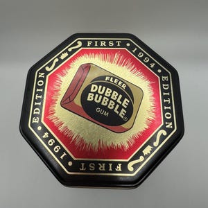 Vintage First Edition Double Bubble Tin - Etsy
