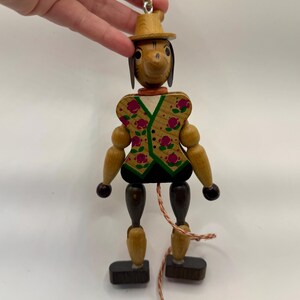 Vintage Wooden Jumping Jack Pull Toy Dog Made in Austria - Etsy