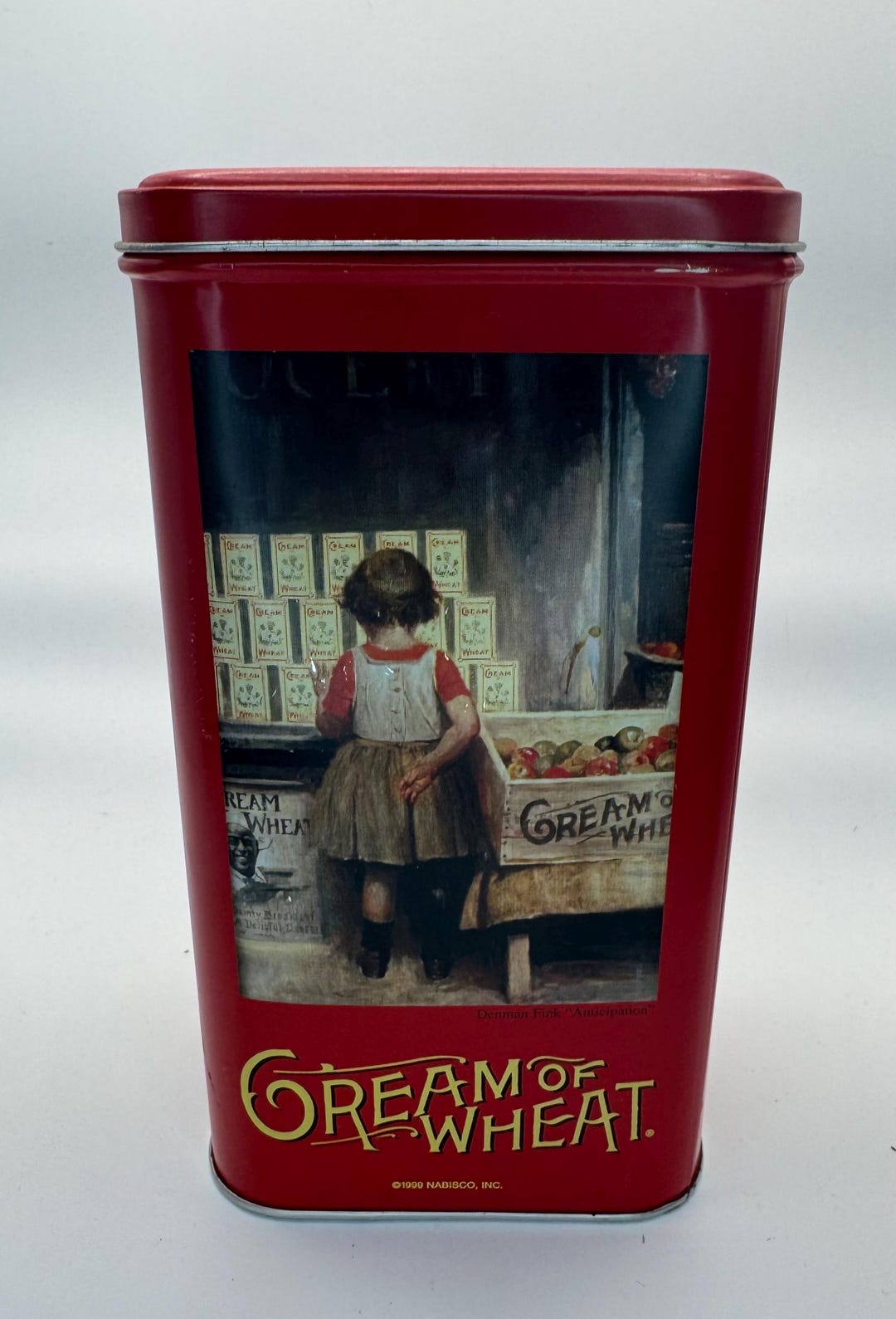 Vintage 1999 Nabisco "cream of Wheat" Commemorative Red Tin - Etsy