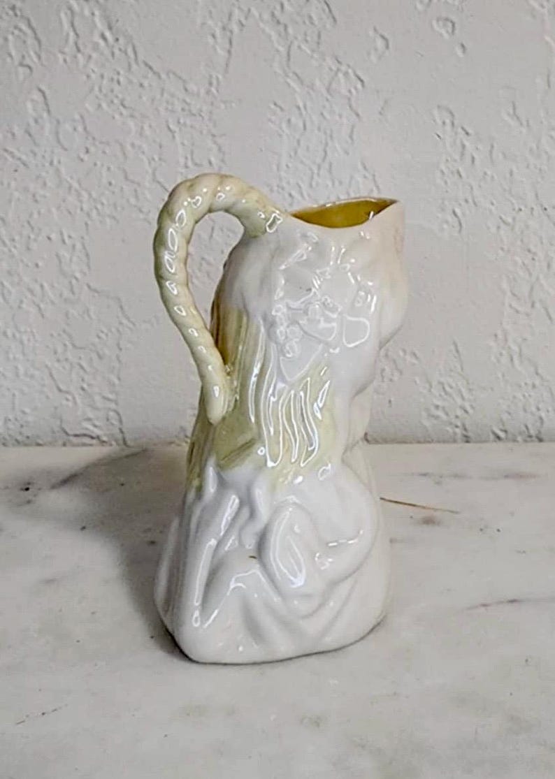 1940’s Belleek Maiden Undine Small Pitcher - Etsy