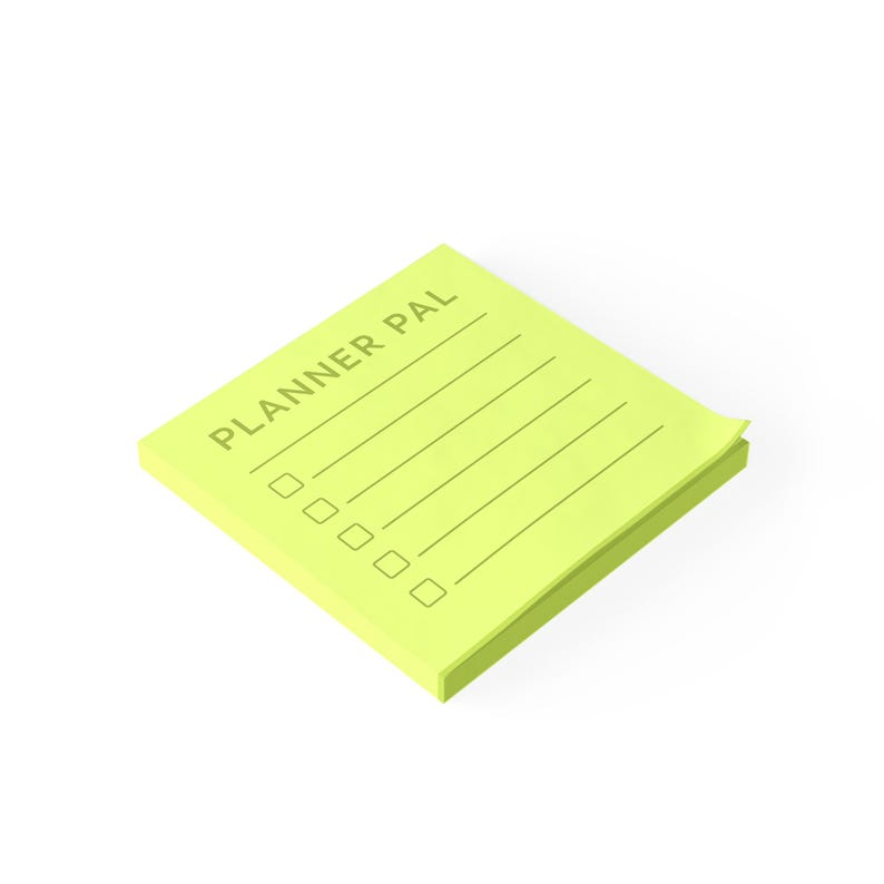 Task Tracking Post-it Note Pads, Assignment List Sticky Notes, Student ...