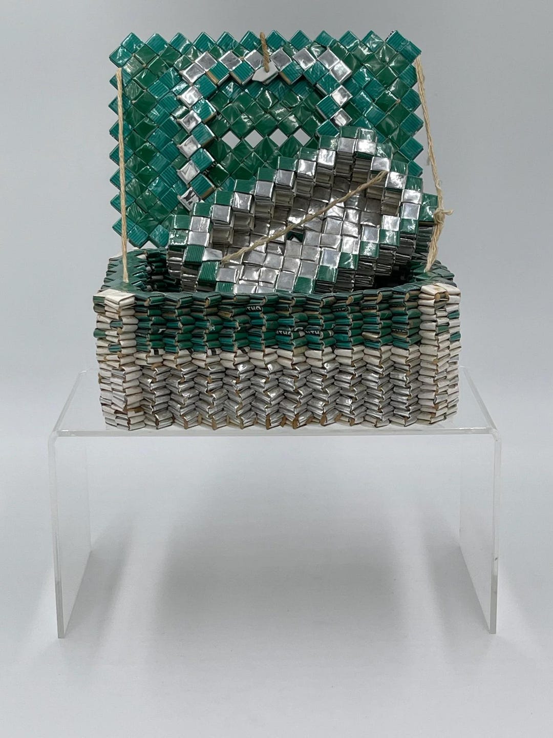 50's Prison Art Ciggie Wrapper Jewelry Box - Etsy