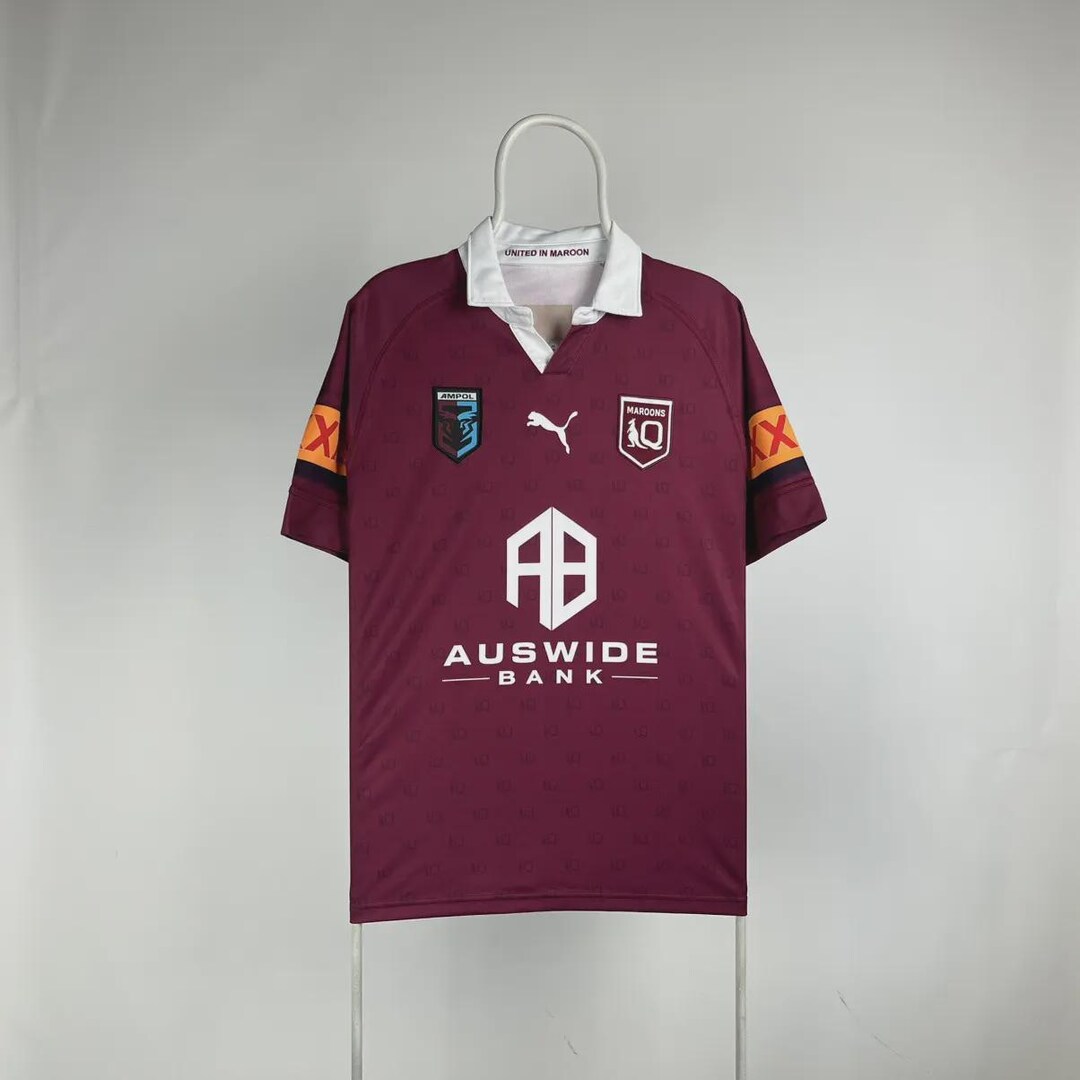 NRL Queensland Maroons State of Origin Signed PUMA JERSEY - Etsy