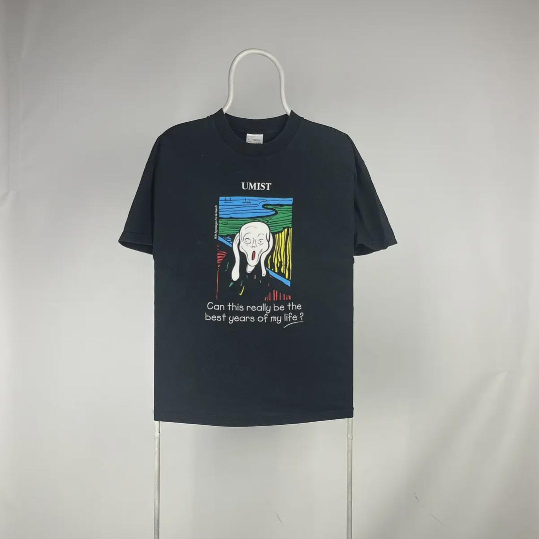 Vintage 90s Edvard Munch Scream Art T-shirt - Etsy