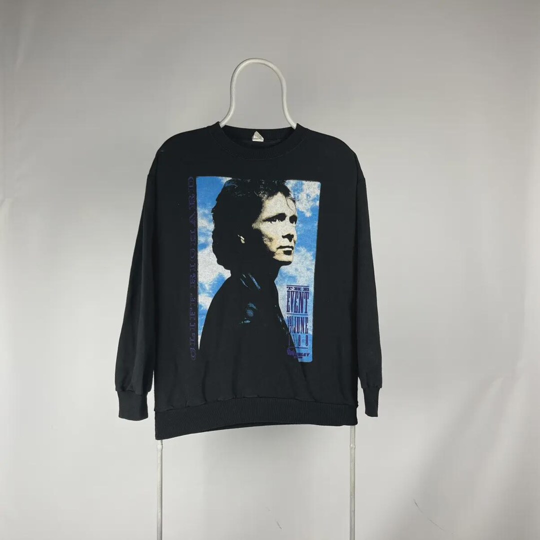 Cliff Richard the Event 1989 Black Merch Sweatshirt Size M - Etsy