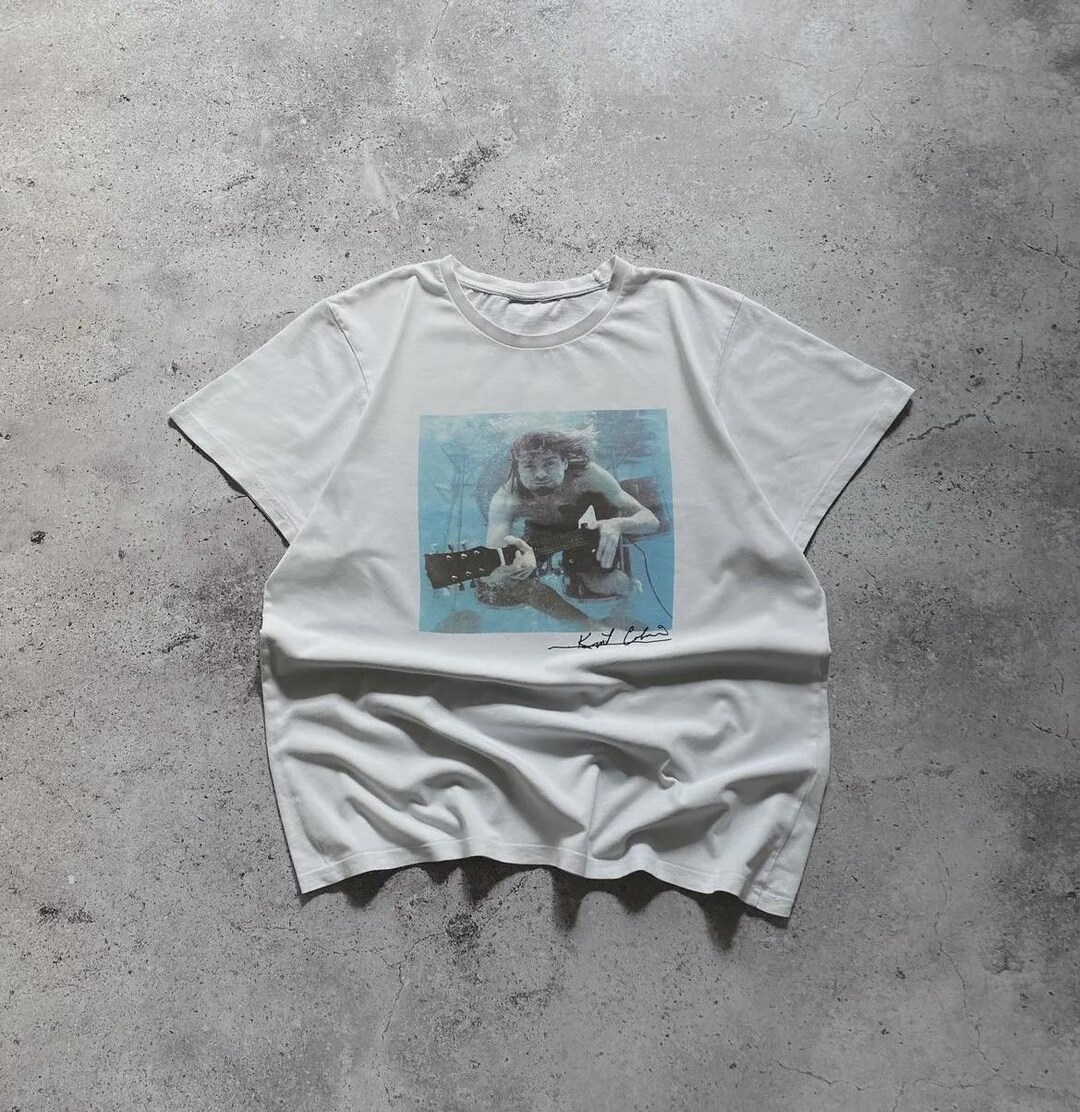 KURT COBAIN Nirvana "nevermind" Album Backstage Grunge Band - Etsy