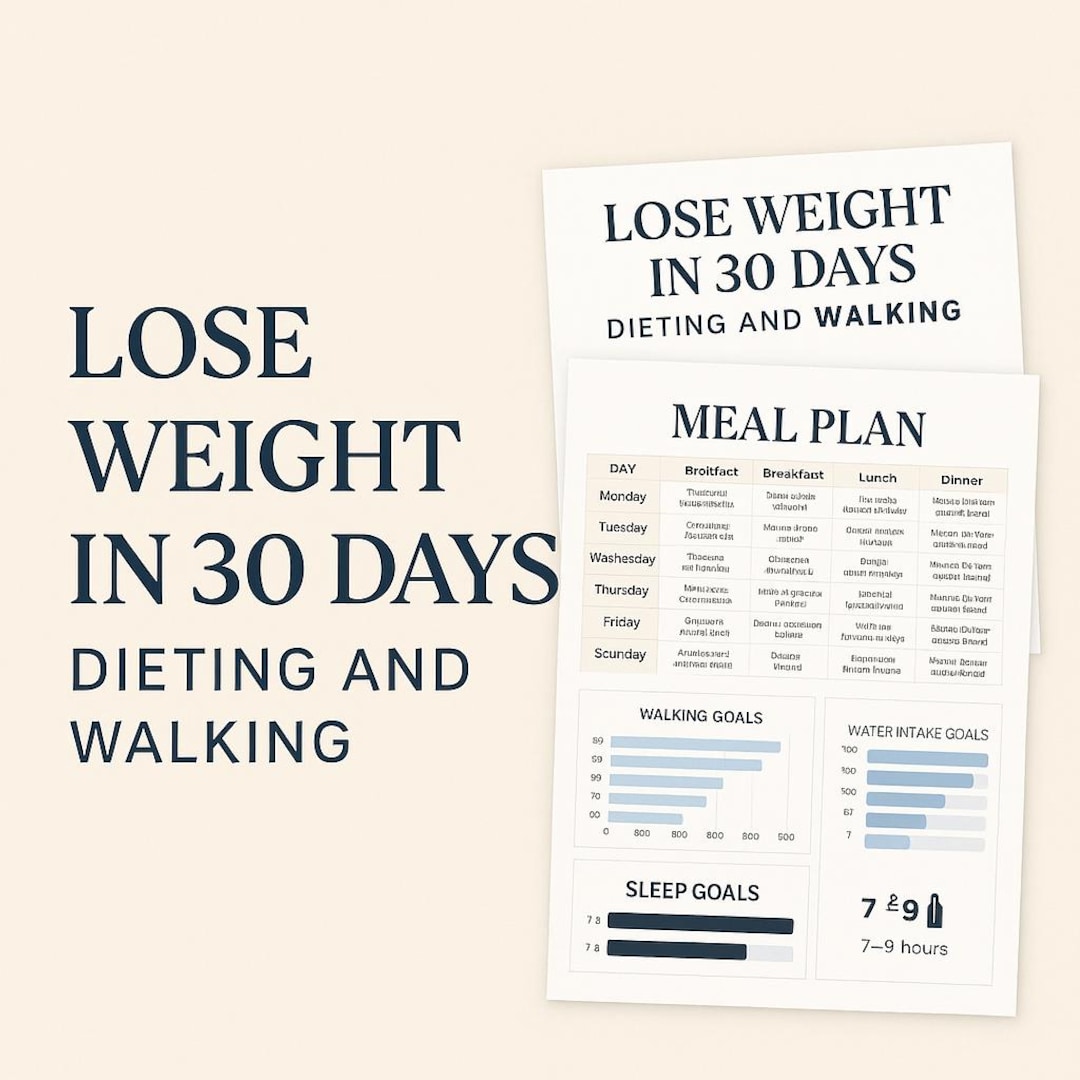 30 Day Weight Loss Plan PDF | Diet and Walking Guide for Beginners ...