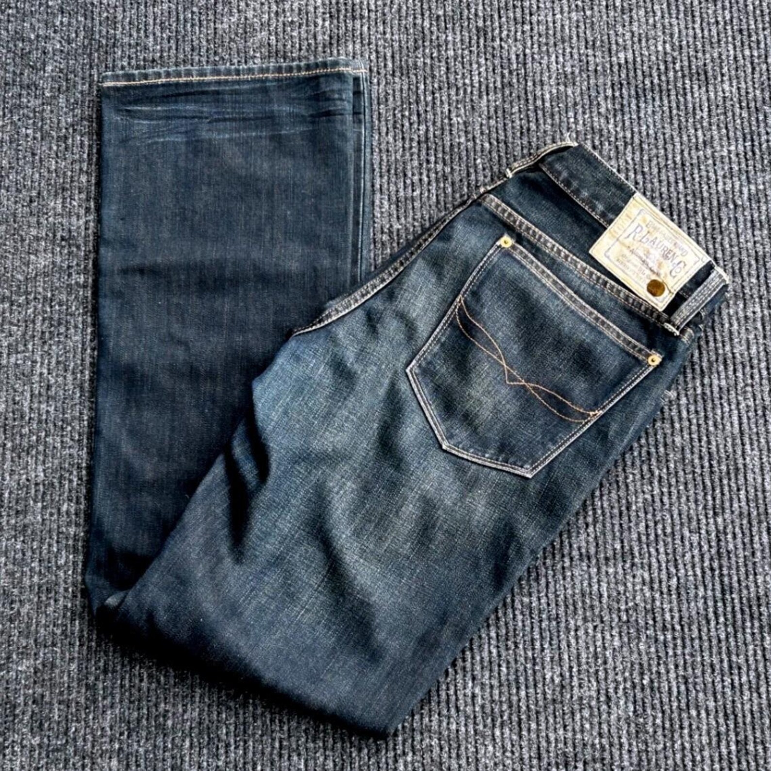 Ralph Lauren Blue Label Jeans Denim Blue Wash Cotton Straight Leg Women ...