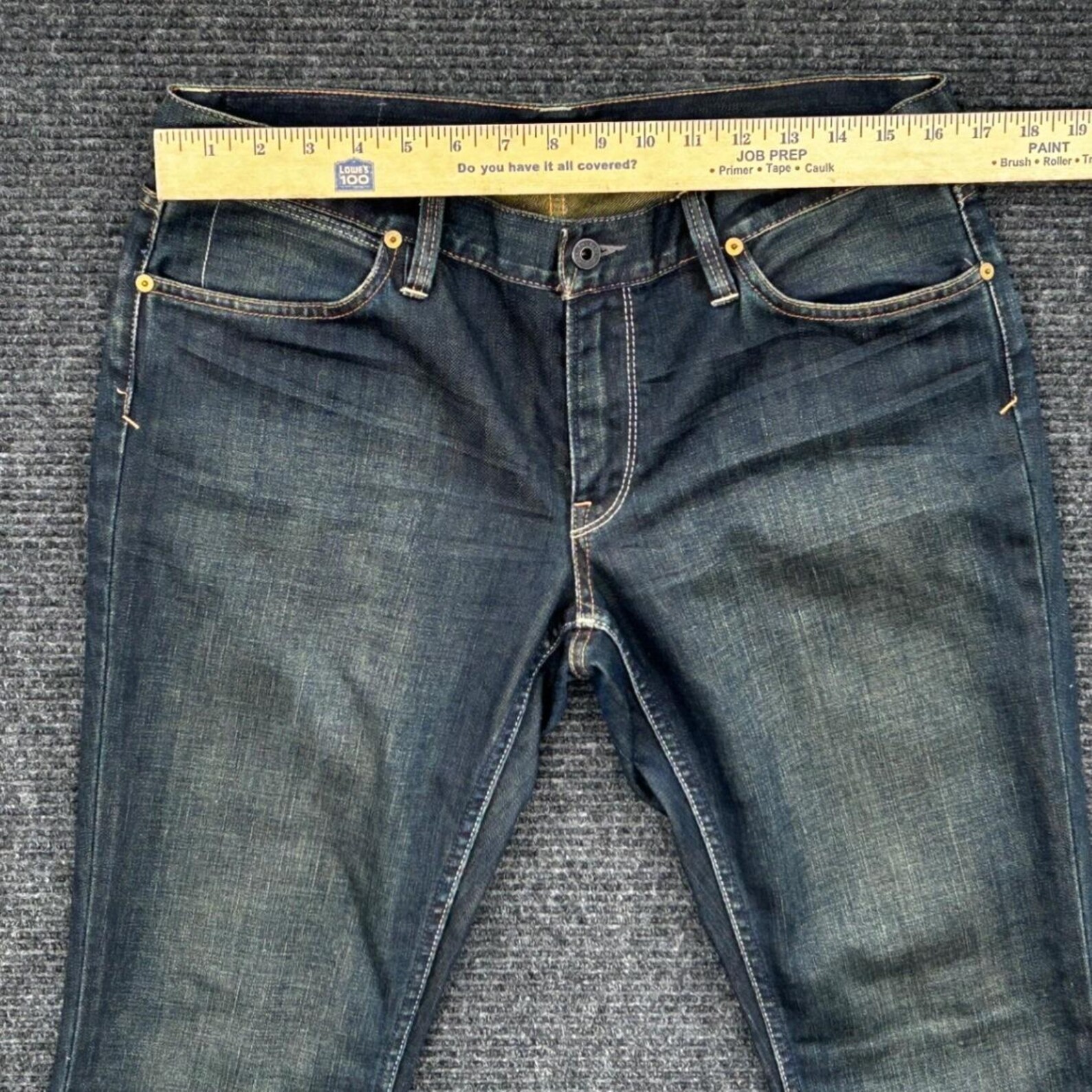 Ralph Lauren Blue Label Jeans Denim Blue Wash Cotton Straight Leg Women ...
