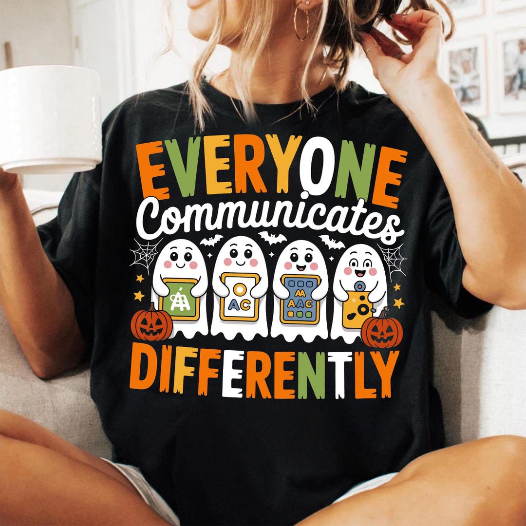 Spooky SLP Halloween Png: Inclusion Holiday Design (digital Download ...