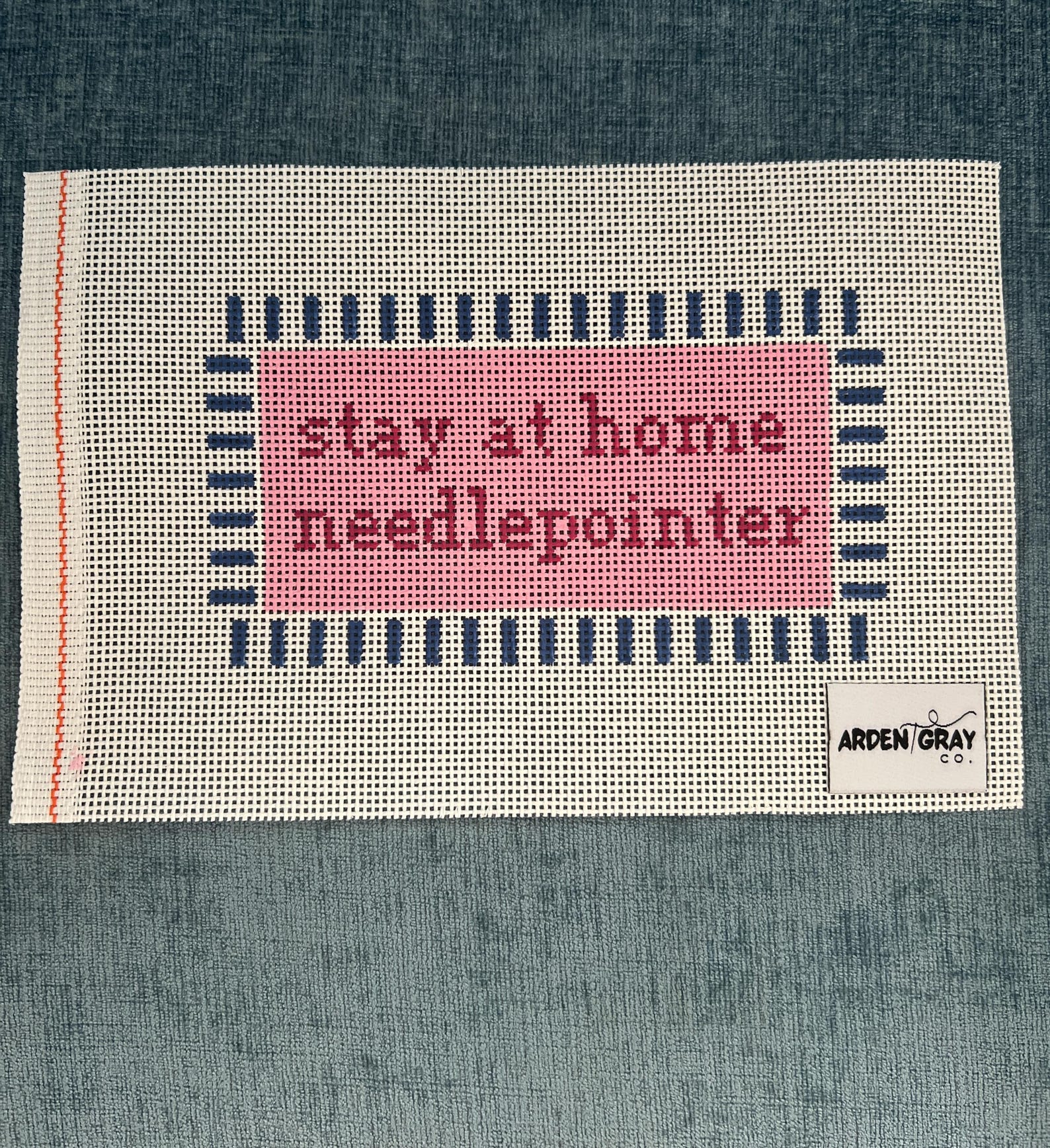 Stay at Home Needlepointer Canvas, 13 Mesh Needlepoint Canvas ...