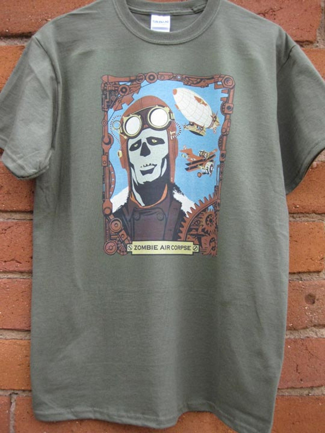 Zombie Shirt - Zombie Air Corpse WPA Poster T-shirt - FREE Shipping in ...