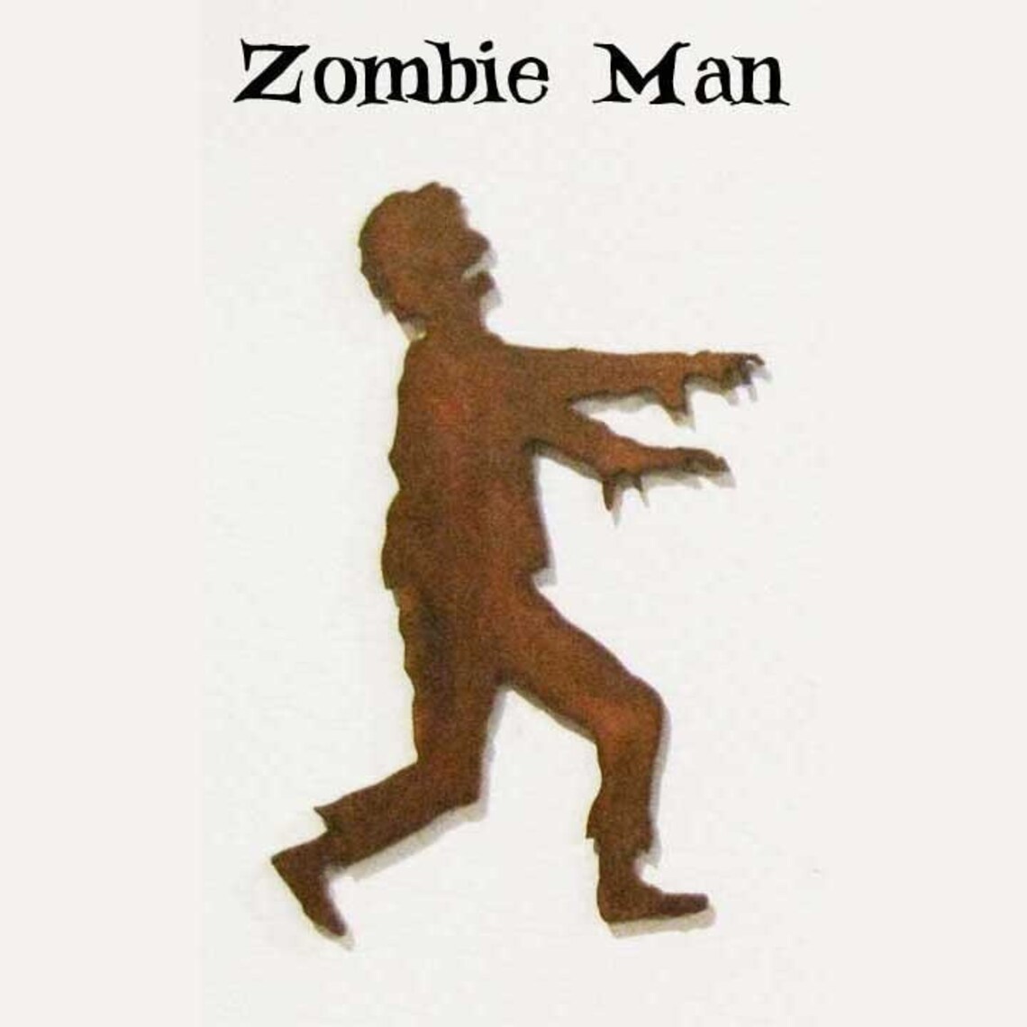 Zombie Chasing Victim Refrigerator Magnets (set of Two) - FREE SHIPPING ...