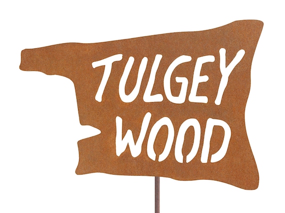 Tulgey Wood Yard Garden Stick Sign Alice in Wonderland Free - Etsy