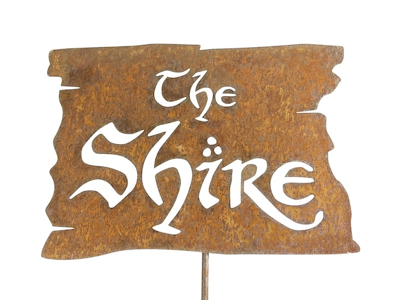 The Shire Yard Art Garden Sign Free Shipping in US | Etsy