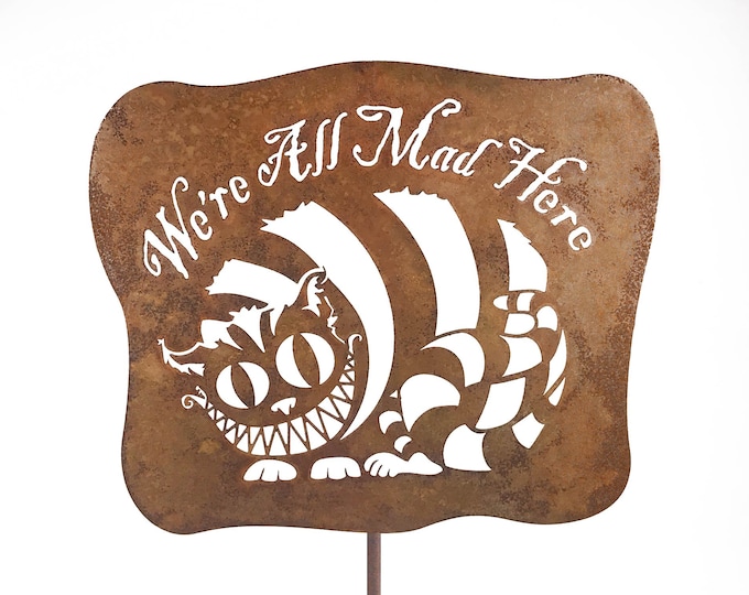 Don't Step on the Mome Raths Yard and Garden Stick Sign Alice in ...