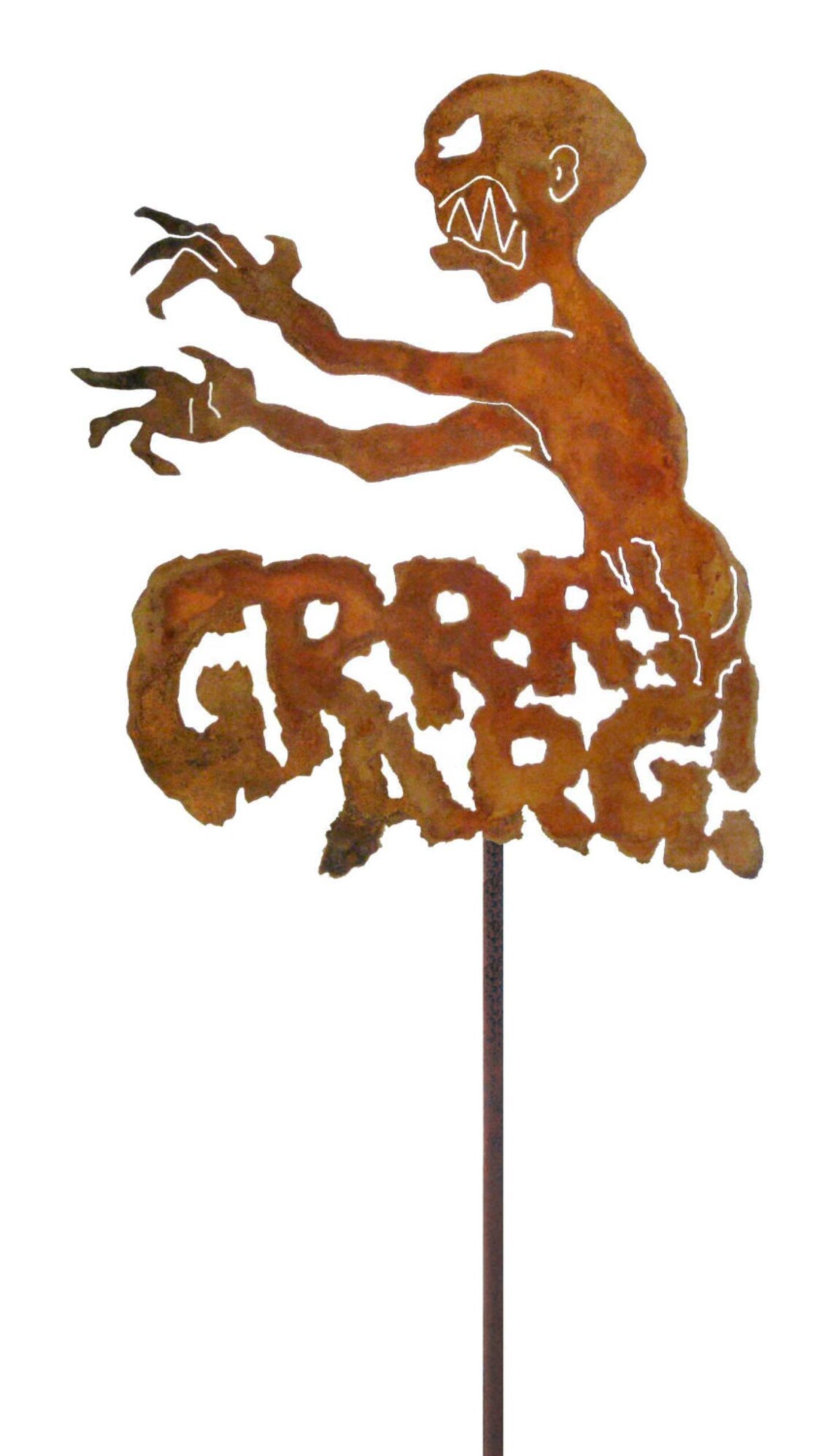 Grrr Arg Metal Steel Garden Yard Sign Free Shipping to US - Etsy