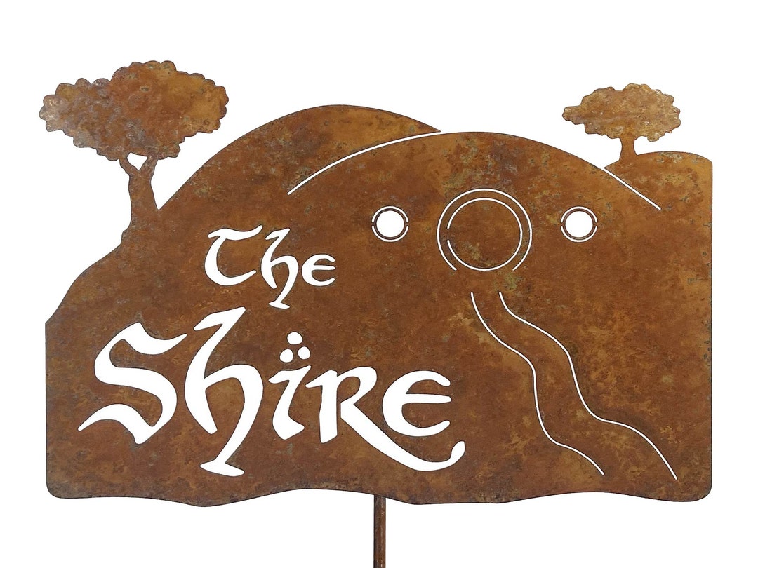The Shire Hillside Yard Art Garden Sign - Free Shipping in US - Etsy
