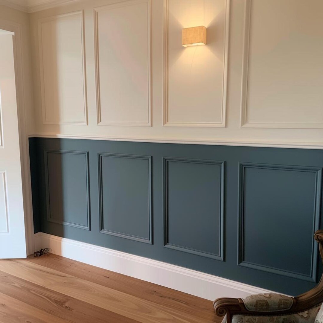 Elegant Wall Molding Set – Modern Decorative Wall Trim Panels for DIY ...