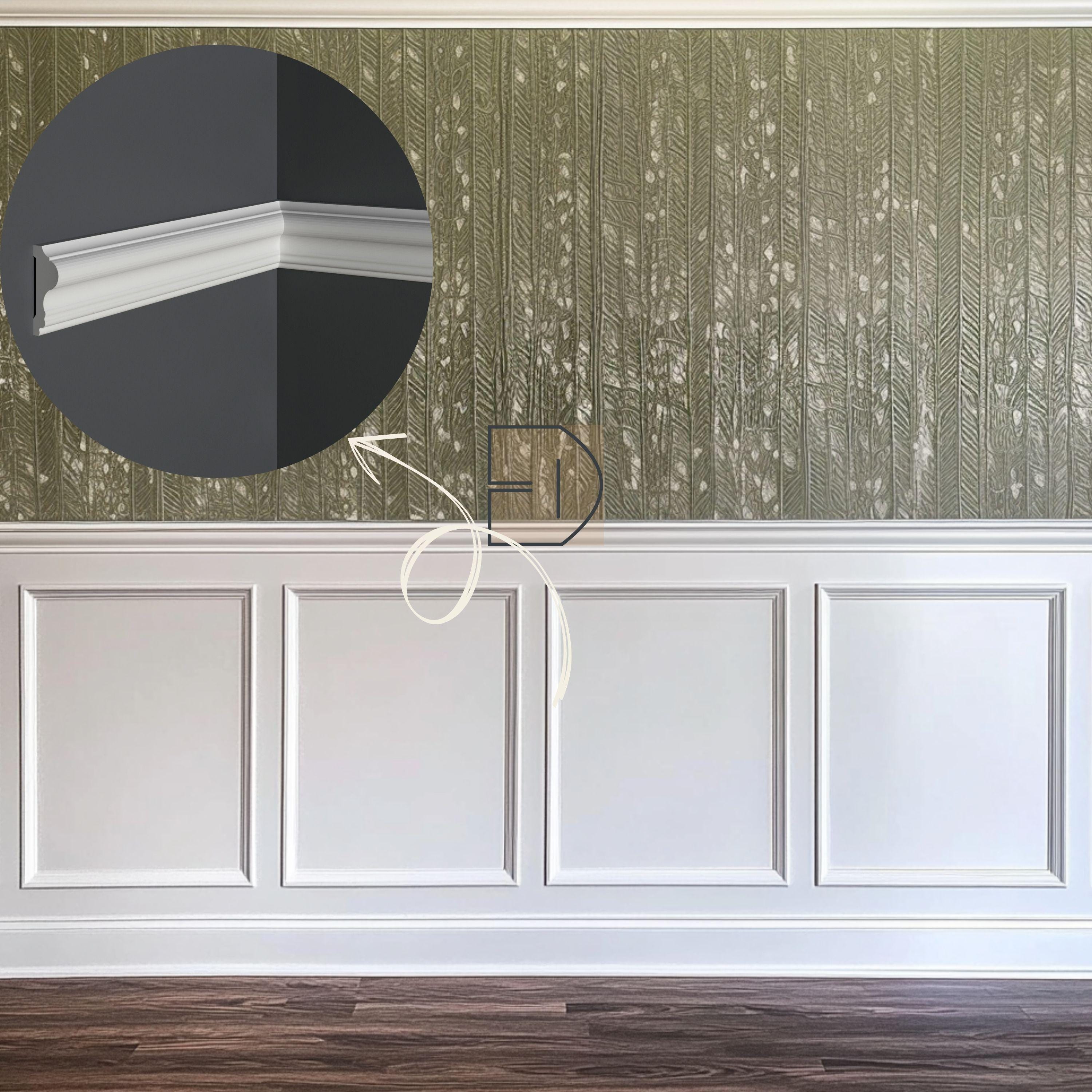 DIY Wall Paneling Kit – Pre-cut Wainscoting Frame Set - Etsy