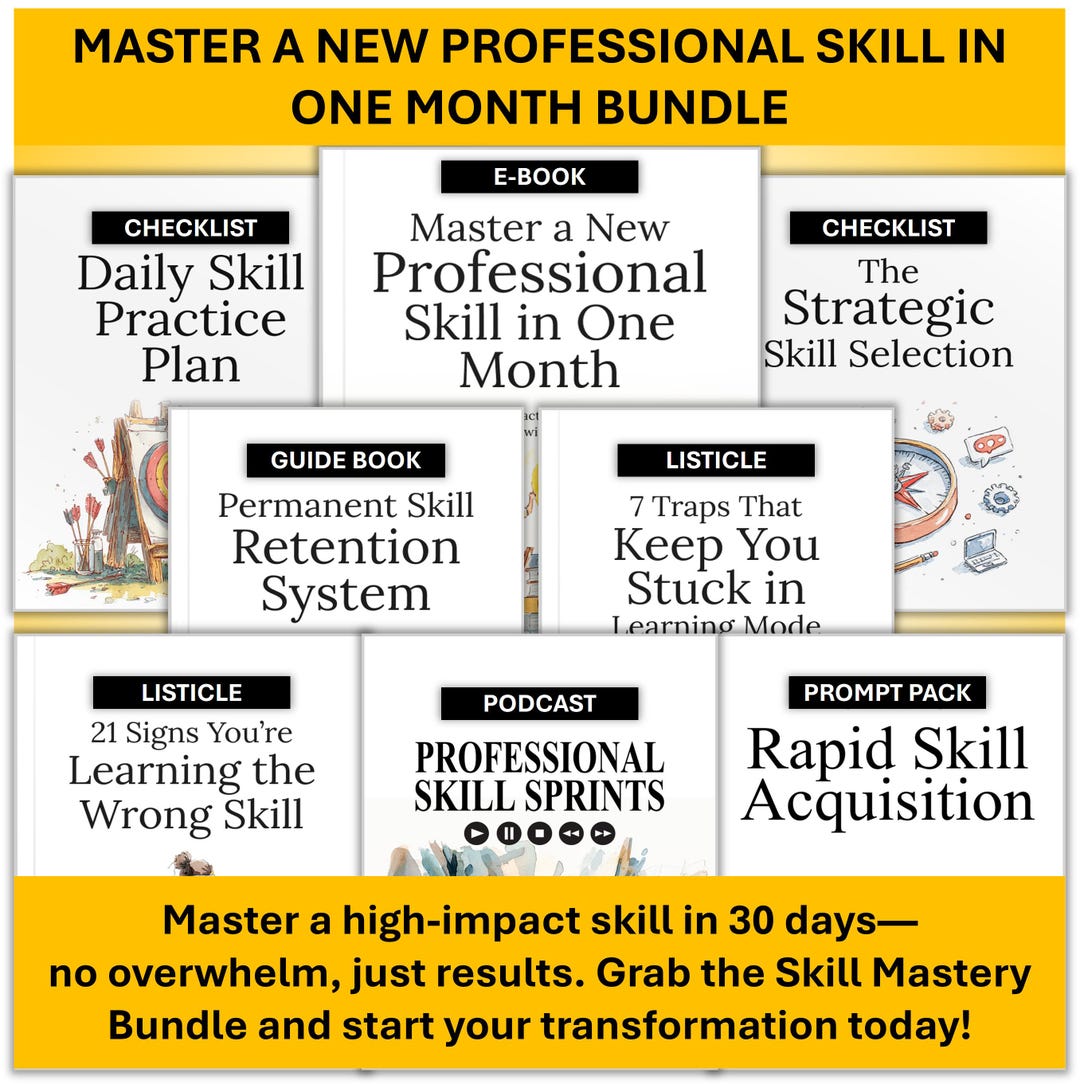 Master A New Professional Skill in One Month Bundle - Master a High ...