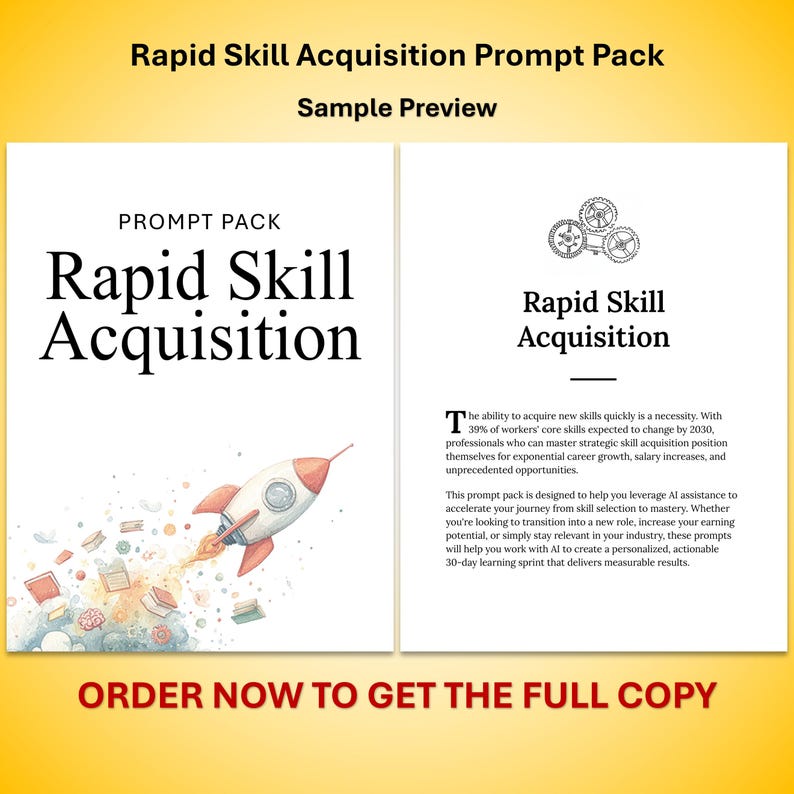 Rapid Skill Acquisition Prompt Pack: Structured Prompts to Learn ...
