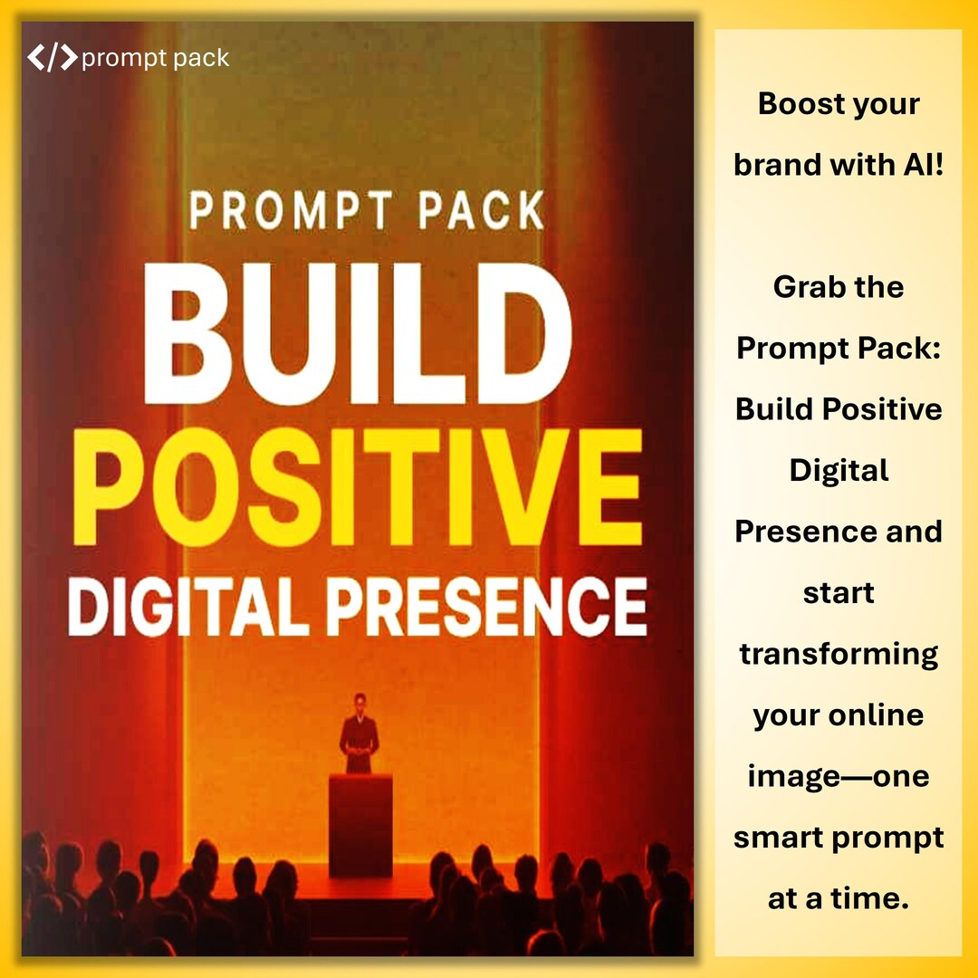 Digital Presence AI Prompt Pack: Branding, Social Media (PDF File) - Etsy
