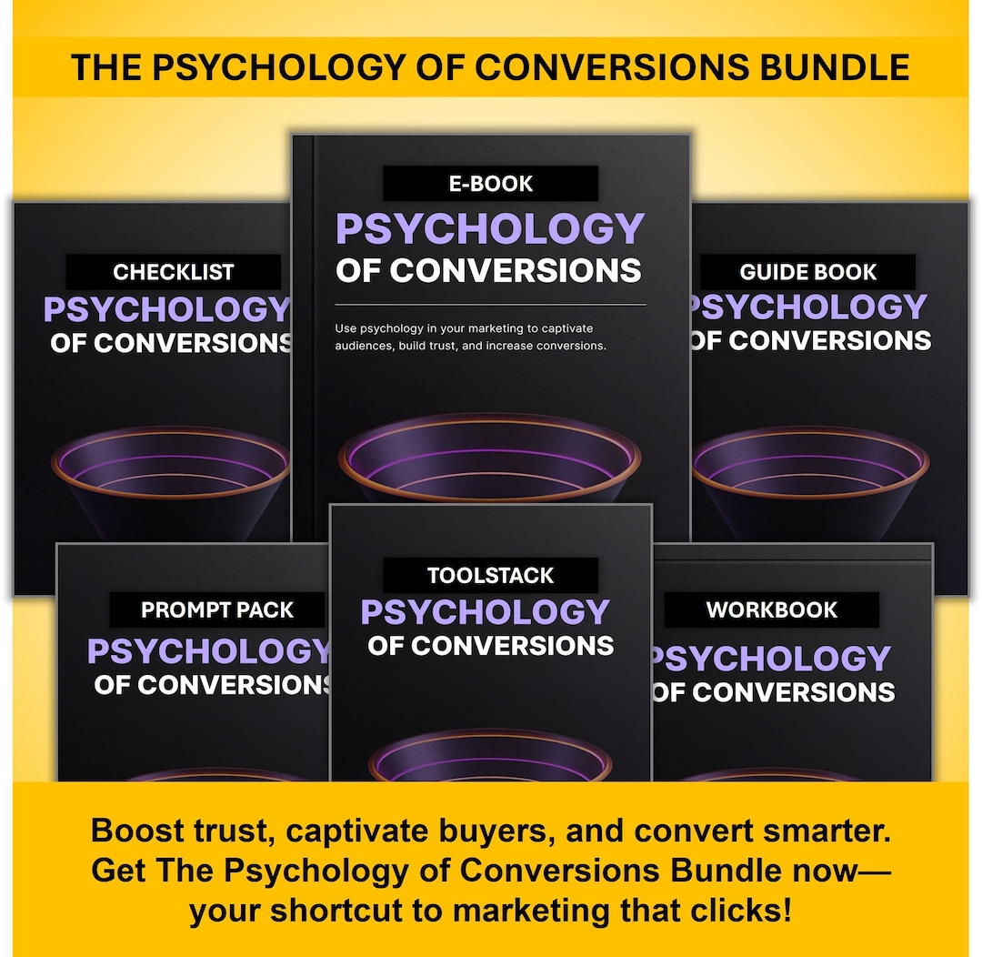 The Psychology of Conversions Bundle – Marketing E‑book, Checklist ...