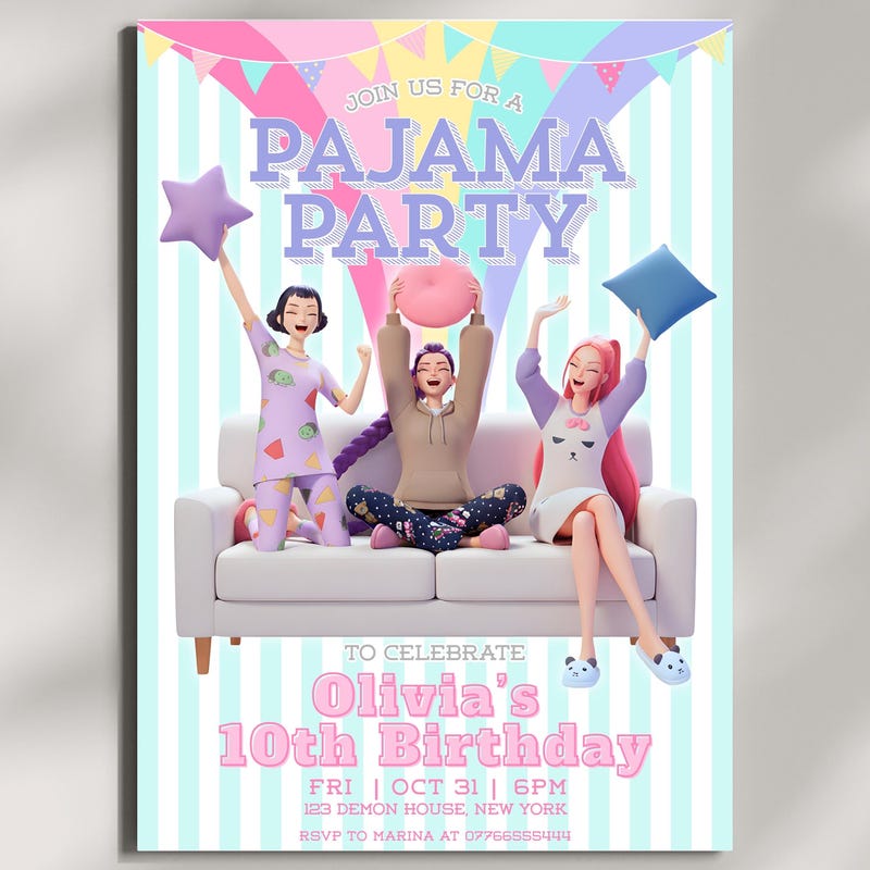 Kpop Pajama Party - Etsy