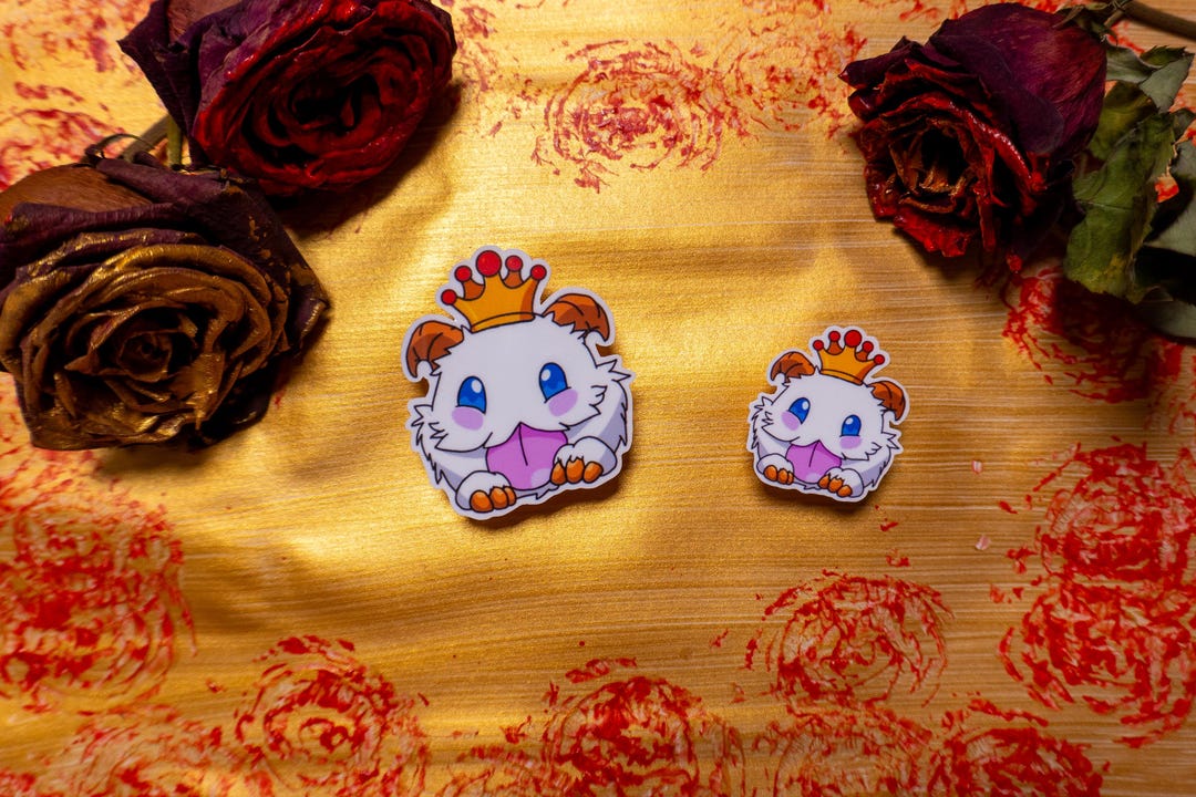 Royal Poro King Vinyl Stickers | League of Legends Inspired Fan Art ...